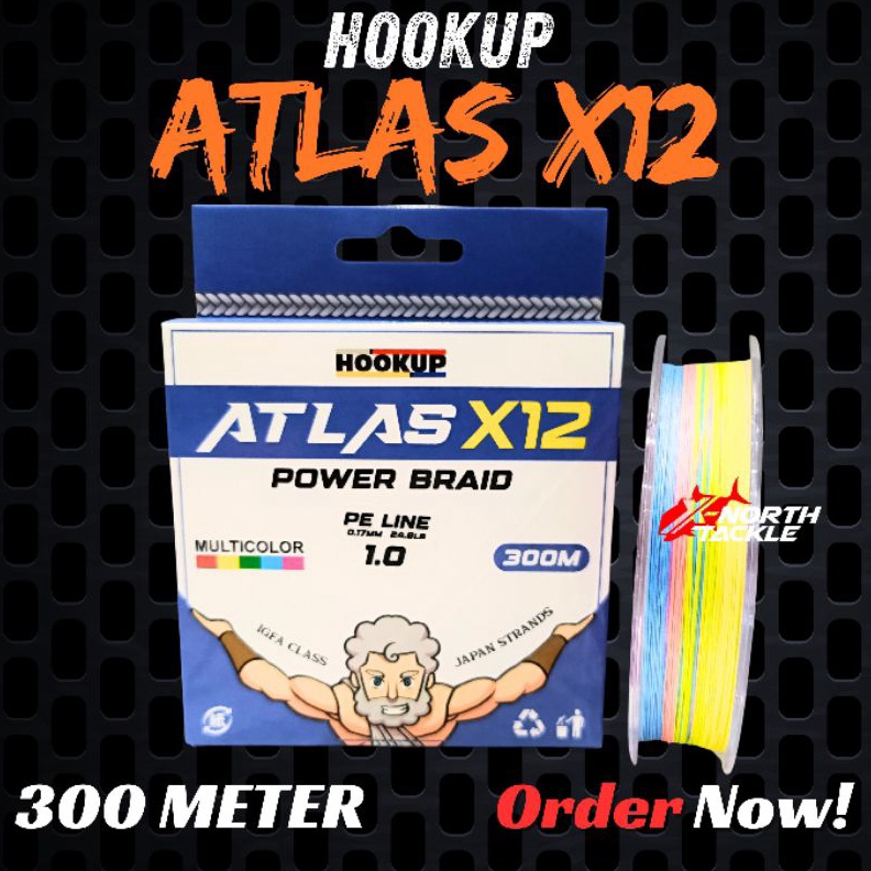 Jual Promo Newsletter SENAR PE UP ATLAS X12 POWER BRAID 1 METER 15 ...