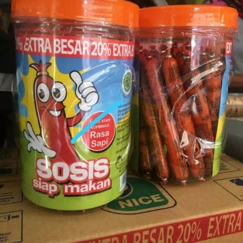 Jual SOSIS SO NICE RASA SAPI | SIAP MAKAN | 21 GR | DAGING SAPI PILIHAN ...