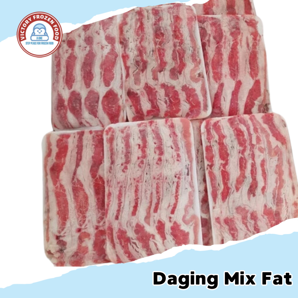 Jual Daging Mix Fat/Beef Slice Mix Fat / Beef Grill Mix Fat / Daging ...
