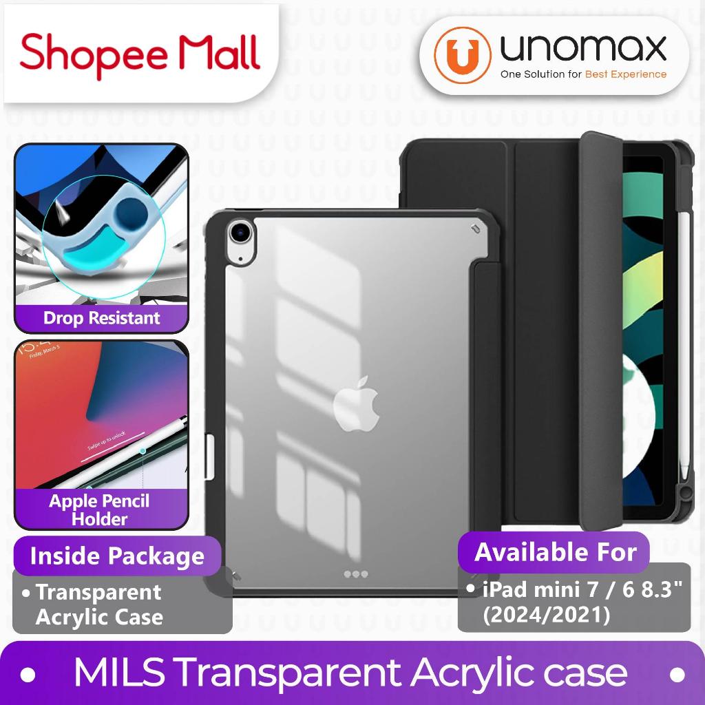 Jual Case iPad mini 7 / 6 8.3" (2024/2021) Mils Acrylic Transparent ...