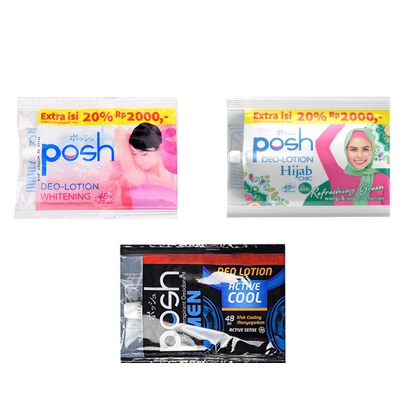 Jual NF- POSH Deo Lotion SACHET 11 gr | Whitening | Hijab Chic ...