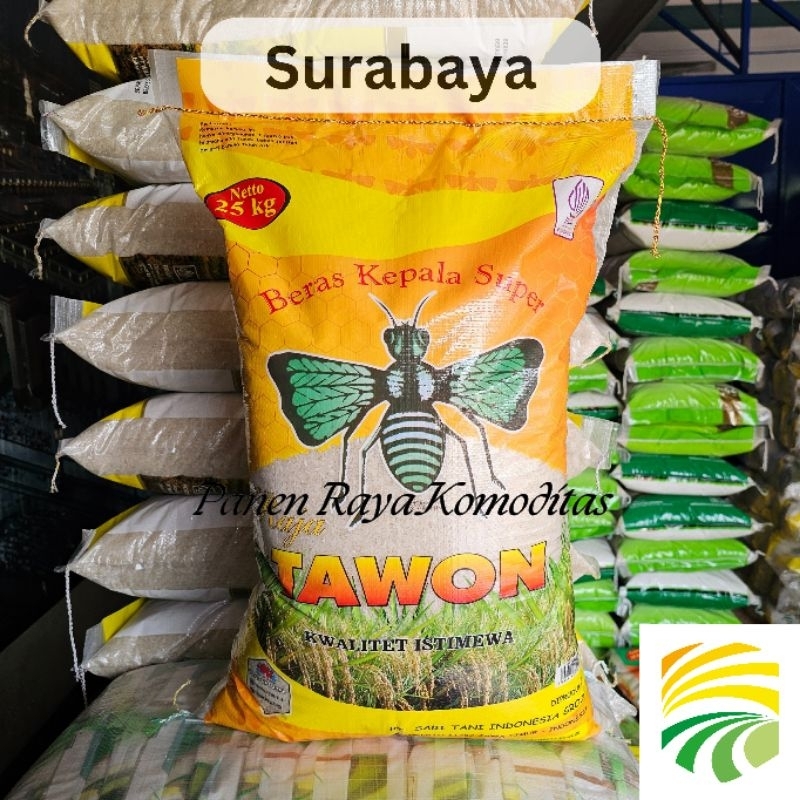 Jual Beras Raja Tawon Kuning 25Kg | Shopee Indonesia