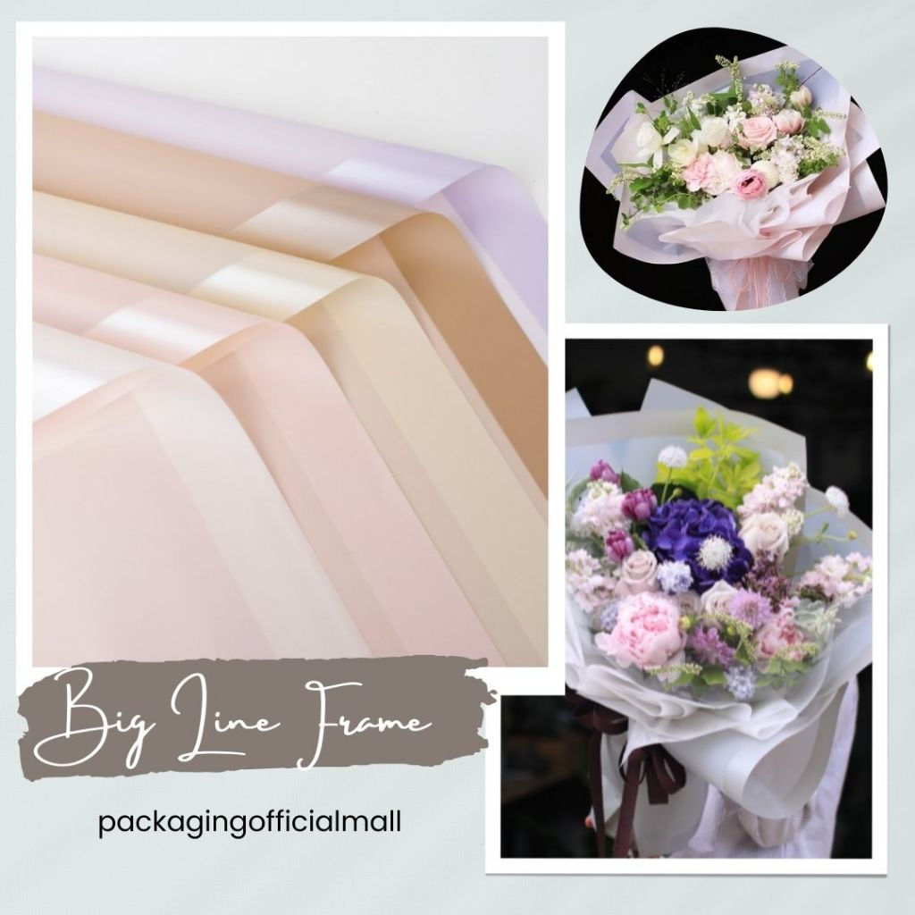 Jual BIG LINE FRAME / CELLOPHANE / FLORIST PAPER / KERTAS BUKET BUNGA ...