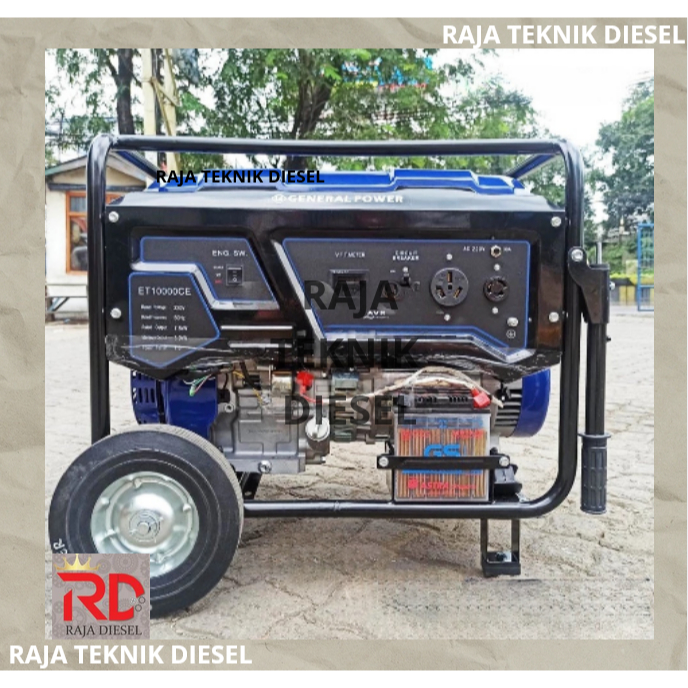 Jual Genset Generator Bensin 8000 W 7500 Watt 3 Phase Elektrik Starter ...