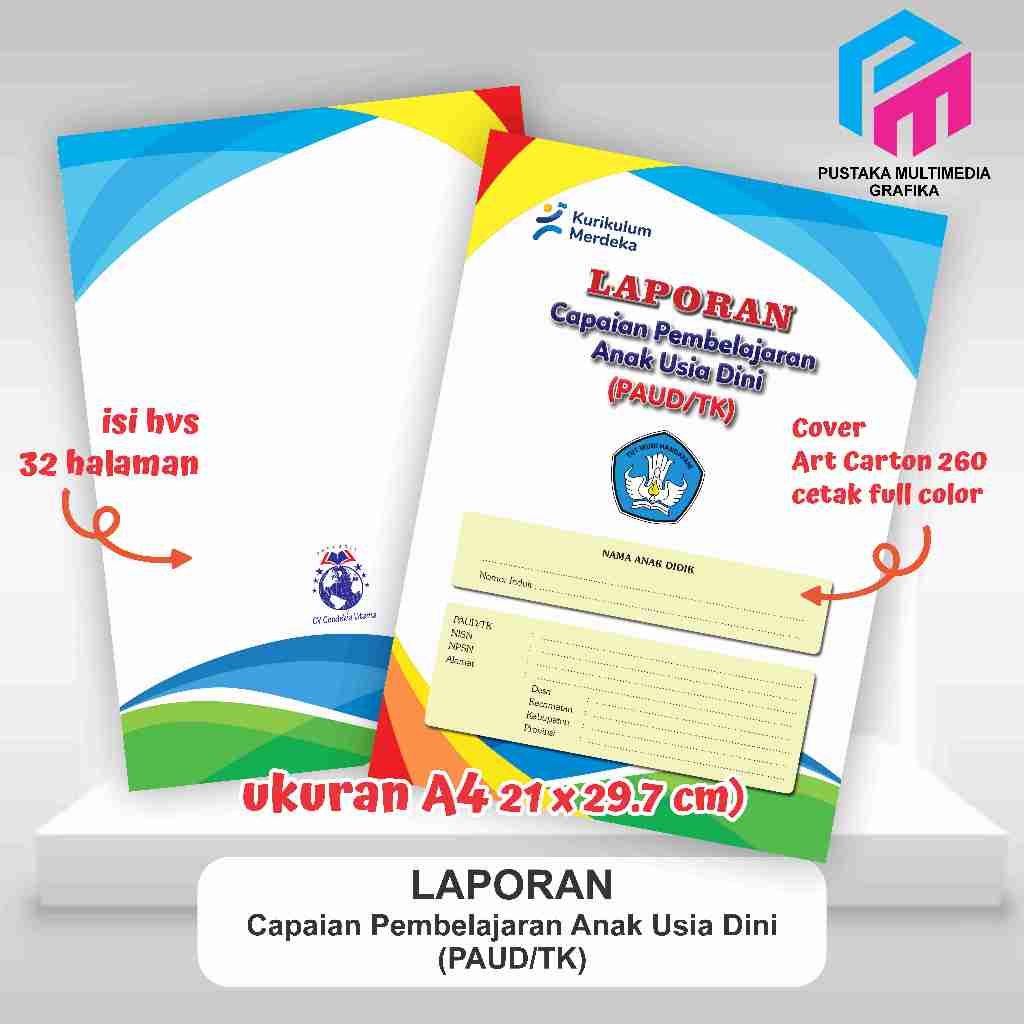 Jual RAPORT TK PAUD KURIKULUM MERDEKA usia 3-6 th (Best Seller ...