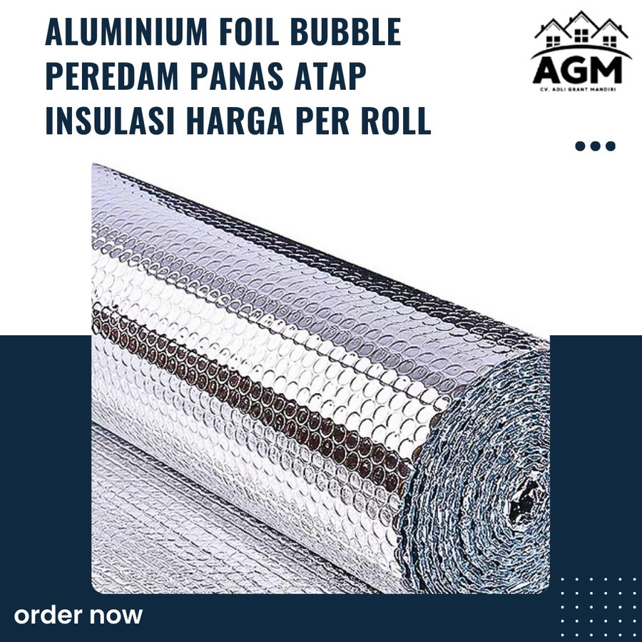 Jual aluminium foil bubble peredam panas atap insulasi atap harga per ...
