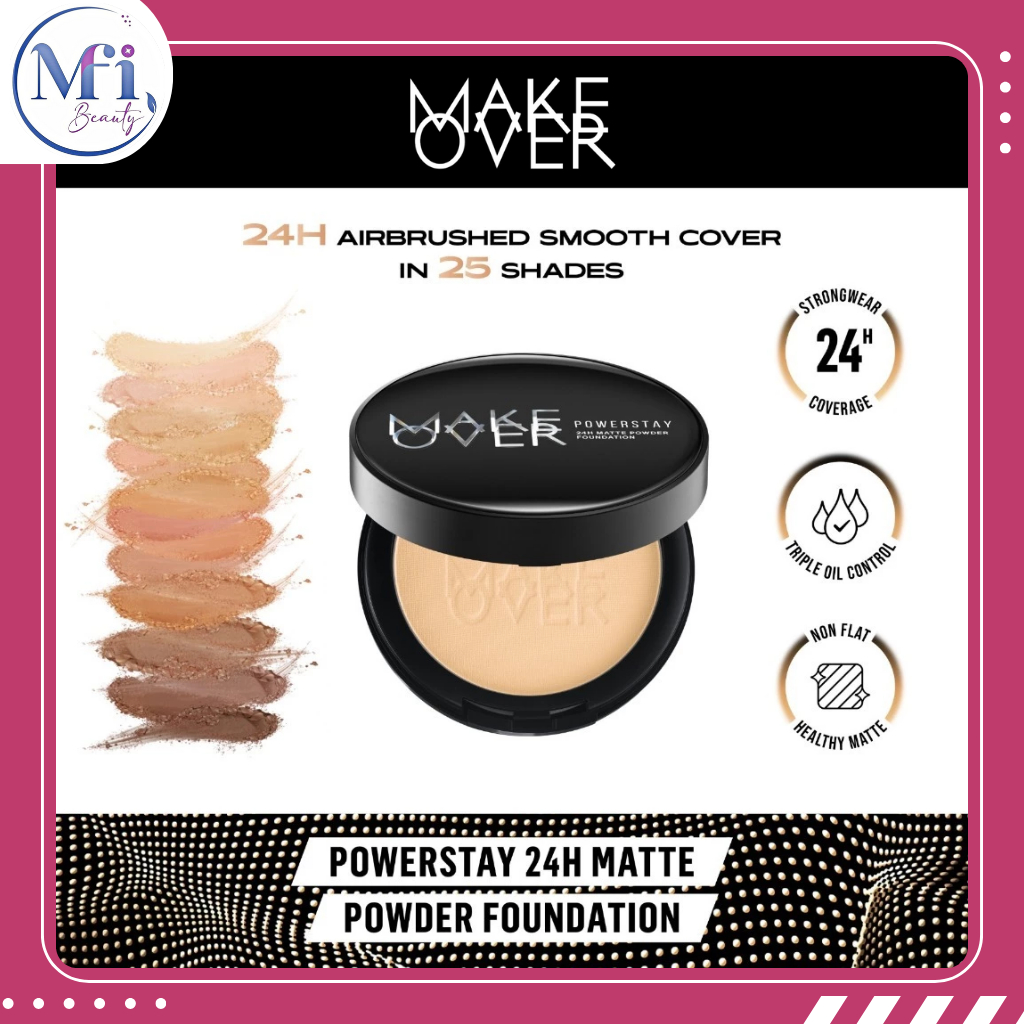Jual MFI - MAKE OVER Powerstay 24H Matte Powder Foundation Oil Control ...