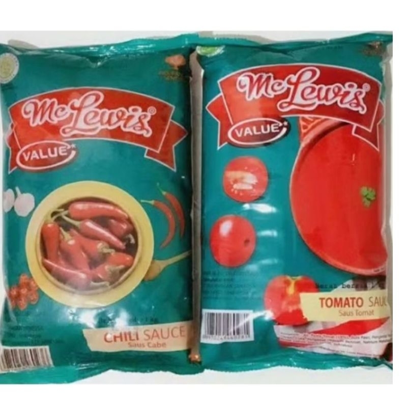 Jual MC LEWIS SAOS SAMBAL, SAOS TOMAT 1KG | Shopee Indonesia