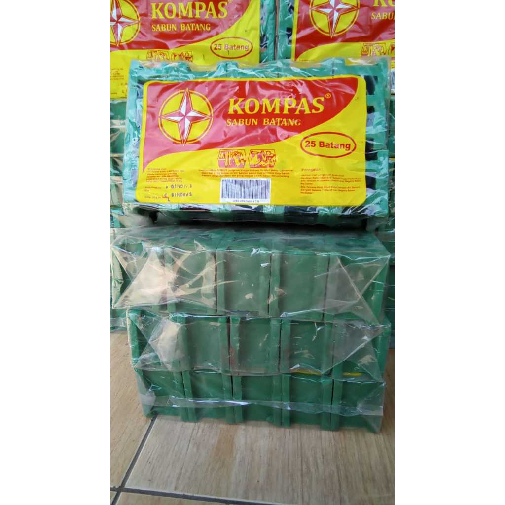 Jual Sabun Kompas Hijau isi 25 batang perpak | Shopee Indonesia