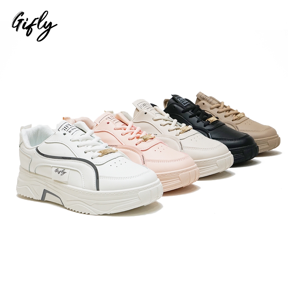 Jual GIFLY Dalian Sepatu Sneakers Wanita Sport Shoes 689 | Shopee Indonesia