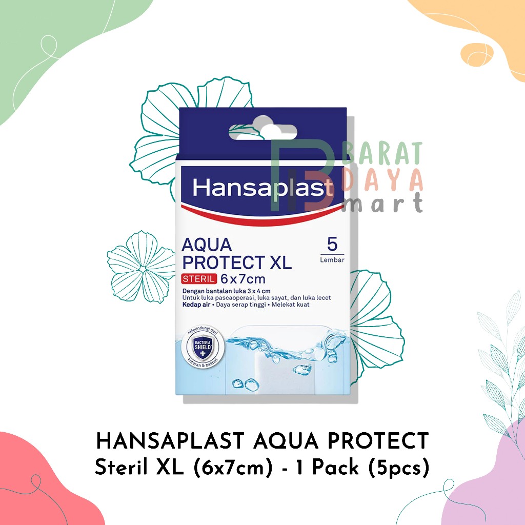 Jual Hansaplast Aqua Protect Steril XL (6 x 7 cm) - 1 Pack (5pcs) Tahan ...