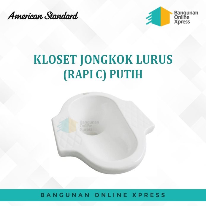 Jual KLOSET JONGKOK AMERICAN STANDARD (RAPI C) MODEL LURUS | Shopee ...