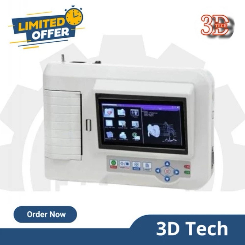 Jual Electrocardiograph CONTEC ECG600G w Printer ECG EKG Electrocardiogram | Shopee Indonesia