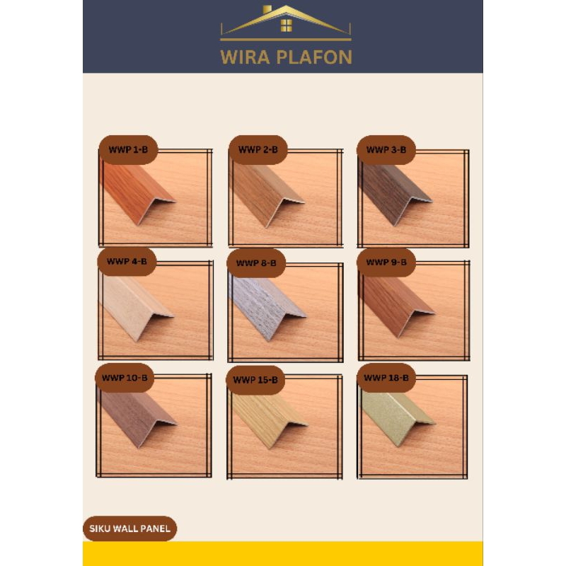 Jual Wira Plafon PVC - Siku Wall Panel - Siku WPC - Lis Penutup WPC ...