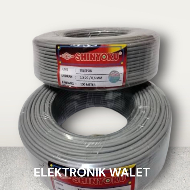 Jual KABEL TELEPON SINYOKU 100M | Shopee Indonesia