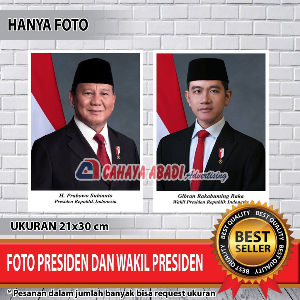 Jual Foto Presiden dan Wakil Presiden Terbaru | Shopee Indonesia