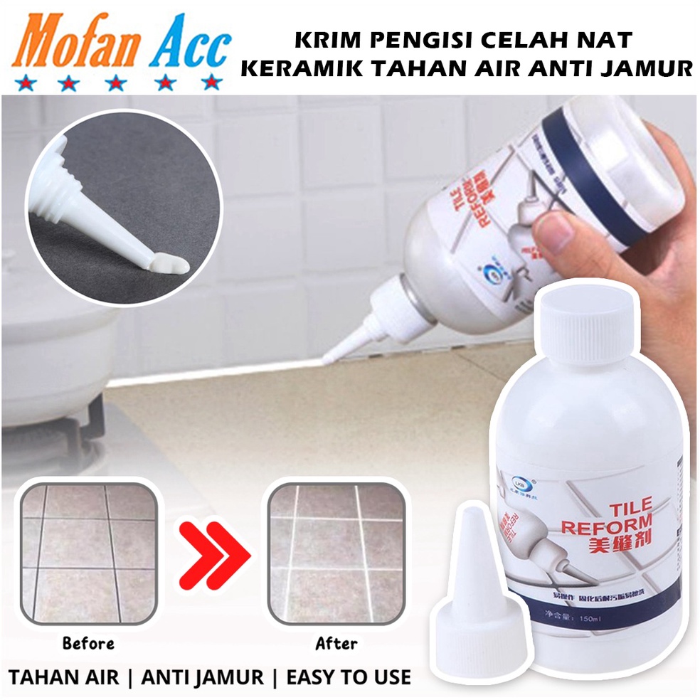 Jual Paket Meriah Krim Pengisi Celah Nat Keramik 15ml Anti Jamur Lem ...