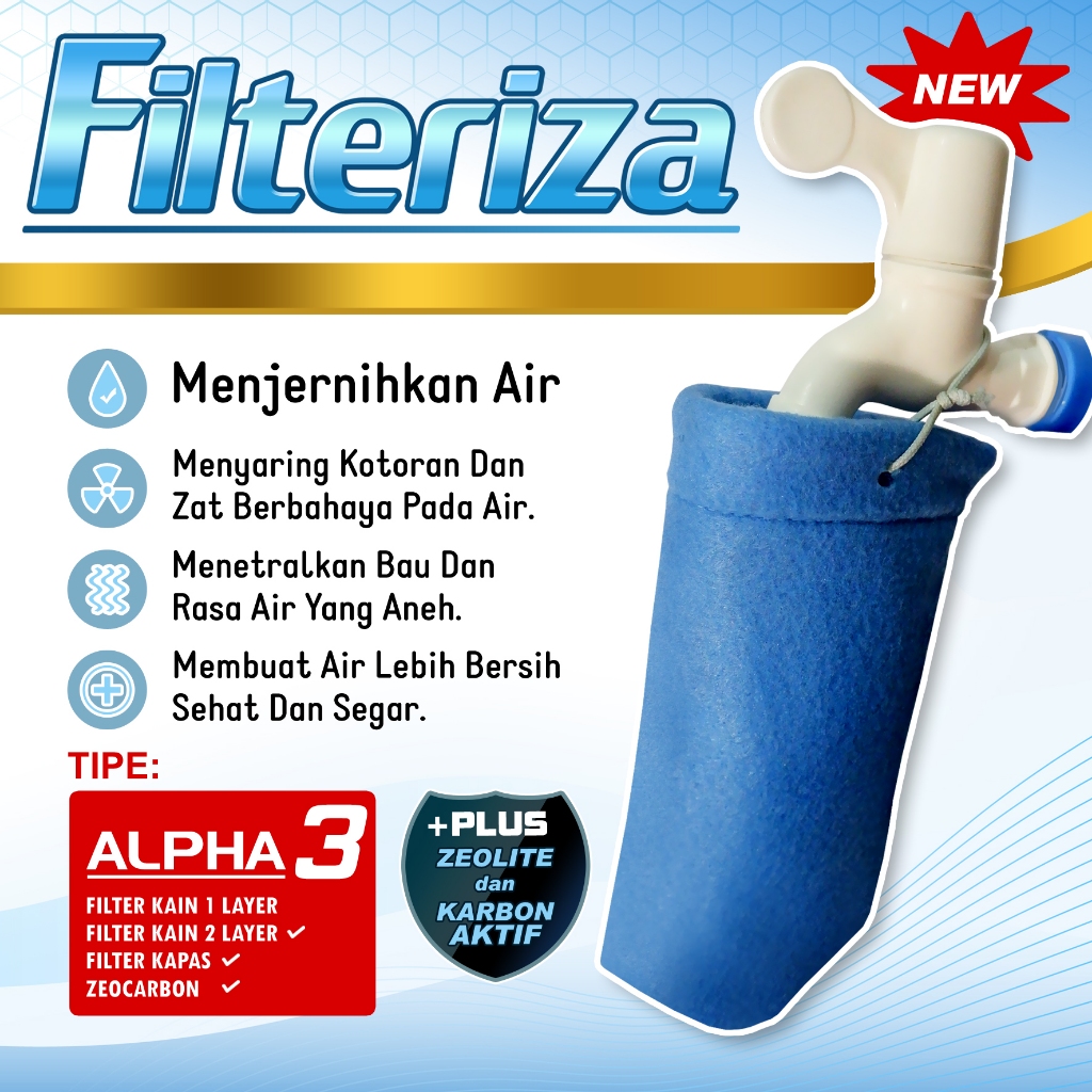 Jual Filter Air Alat Penjernih Air Filter Bag Saringan Air Keran Sumur ...