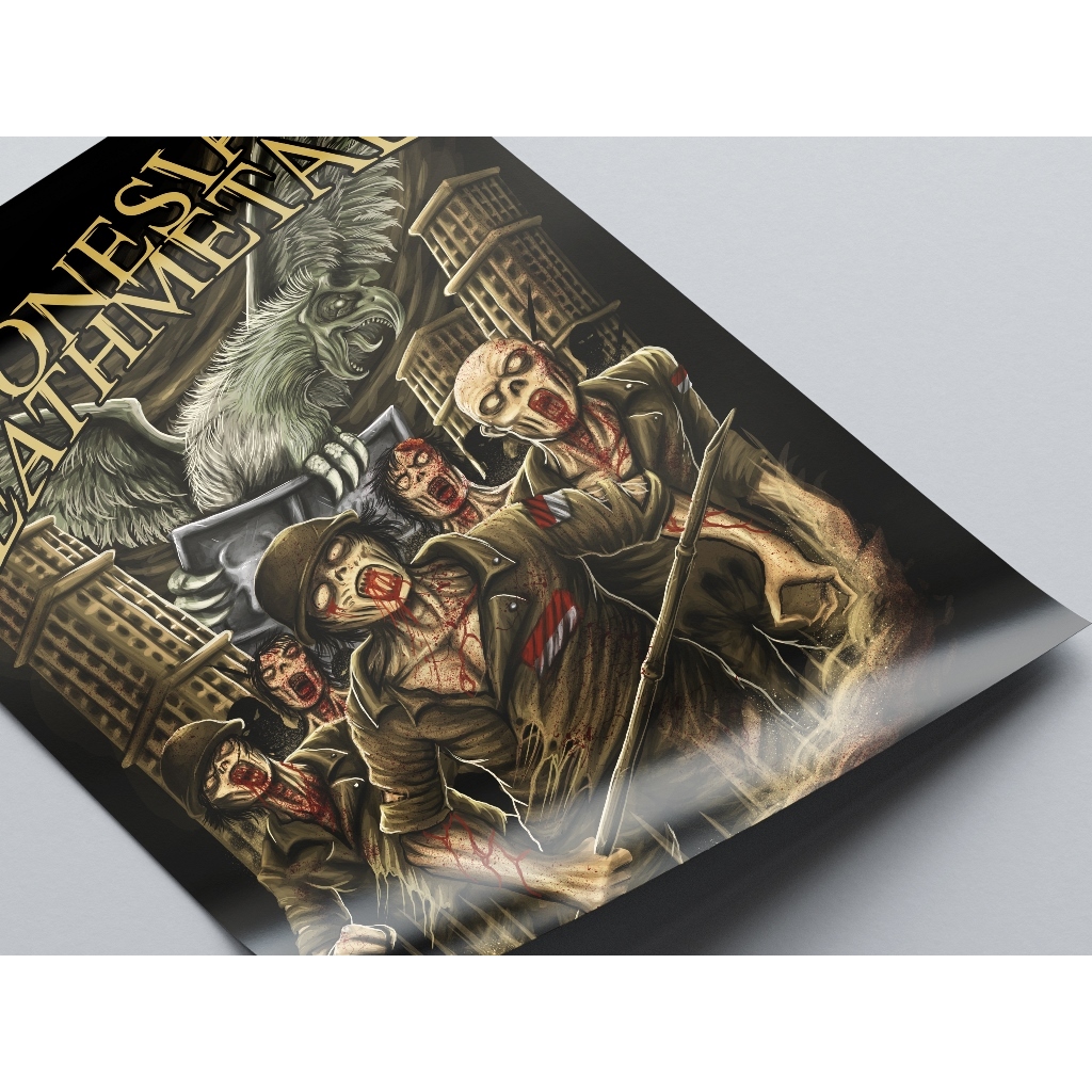 Jual POSTER INDONESIAN DEATH METAL - Zombie. POSTER UKURAN A+ ( 31 X 47 ...