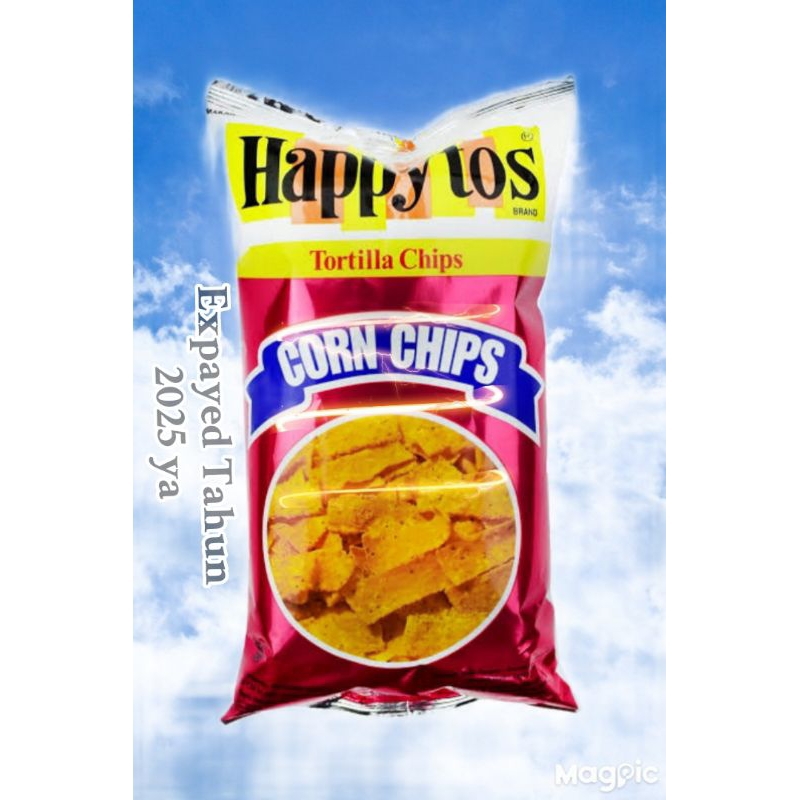 Jual Happy Tos Keripik Tortilla Merah Dengan Varian Rasa Jagung Bakar ...