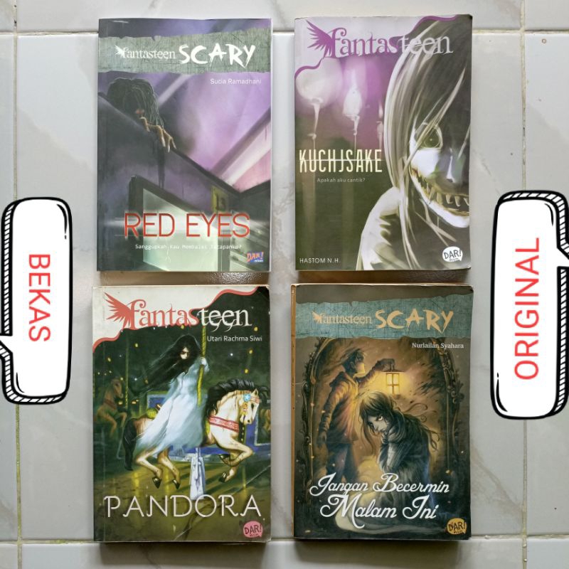 Jual BUKU NOVEL REMAJA FANTASTEEN SCARY RED EYES KUCHJSAKE THEY CALL ME ...