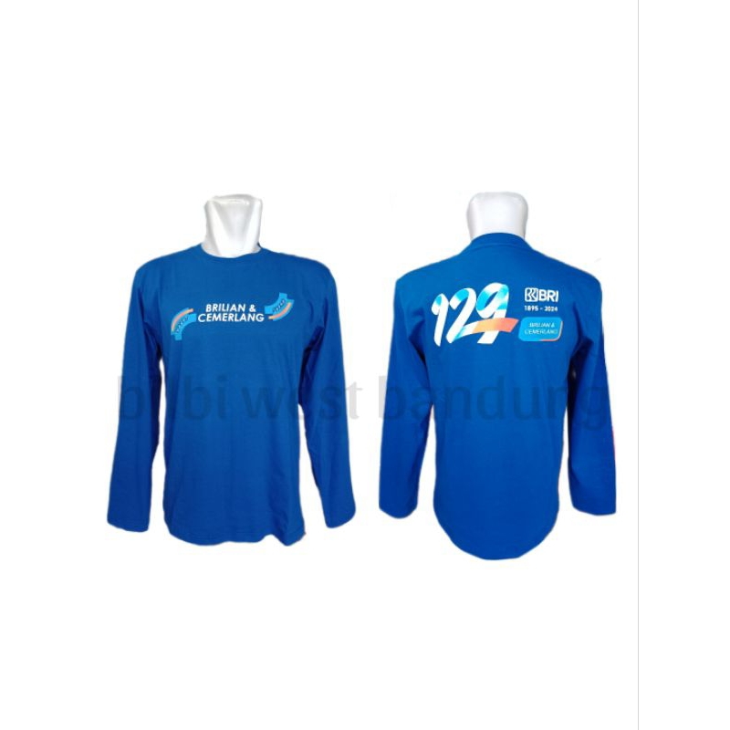 Jual Kaos HUT BANK BRI 129 Dewasa BiruKaos BUMN Sesuai SE-BRI Bahan ...