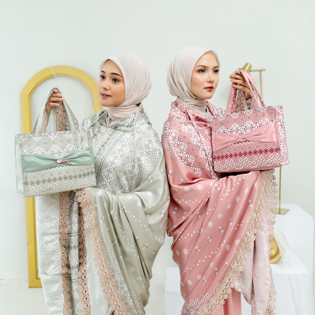 Jual AYA Mukena Dewasa LUNARA Premium Jumbo 2in1 Silk Mewah Terbaru ...