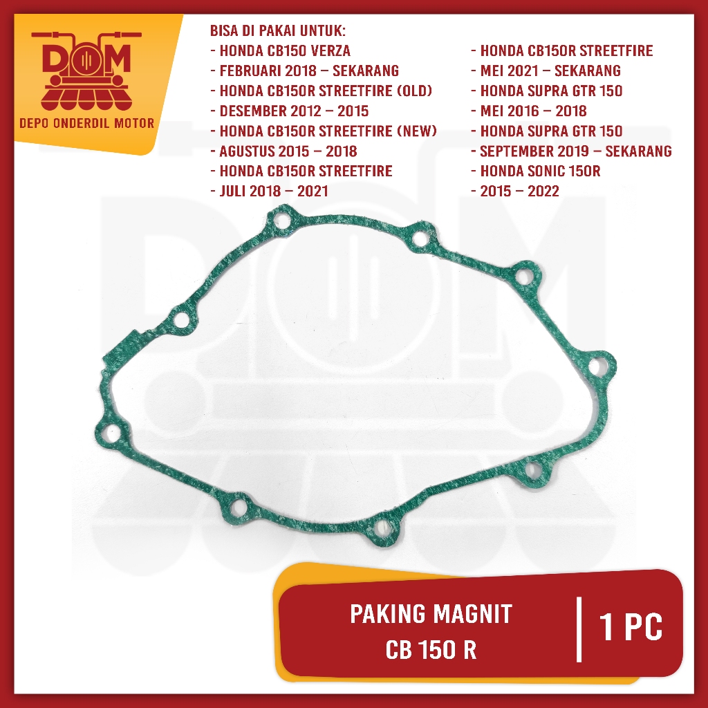 Jual Paking Magnit CB 150R (PSP) Packing AJS Magnet Gasket Kalter Kiri ...