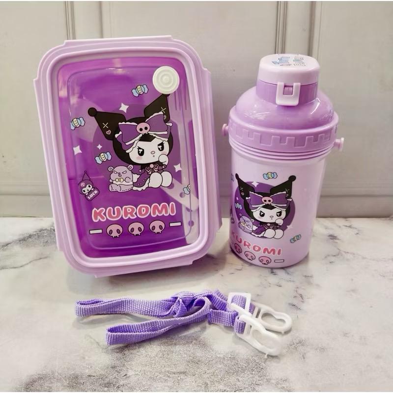 Jual [600gr] T907 | Kotak Makan Anak Set Botol Minum Sanrio Free Sendok dan Garpu | Lunch Box ...