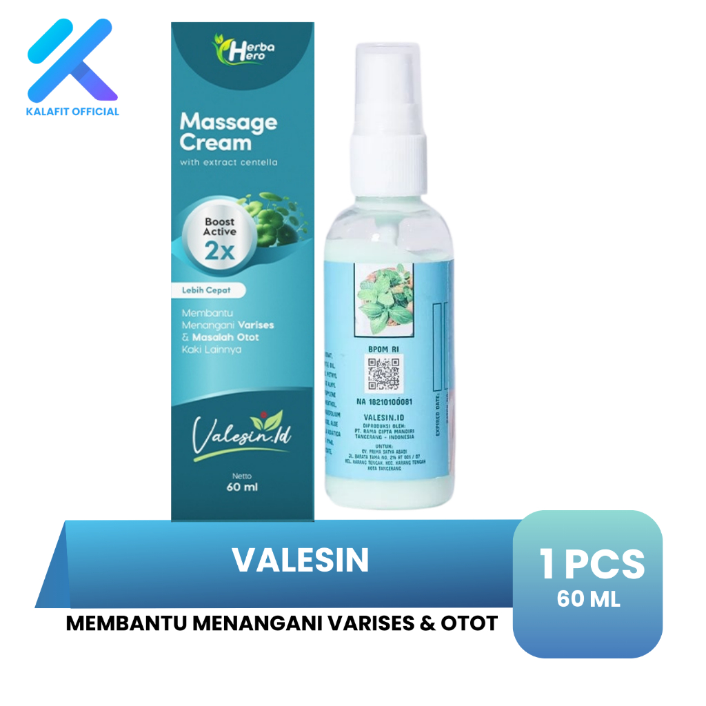 Jual VALESIN Obat Varises Kaki Vaskulitis Herbal Otot Kaki Bengkak 60 ...