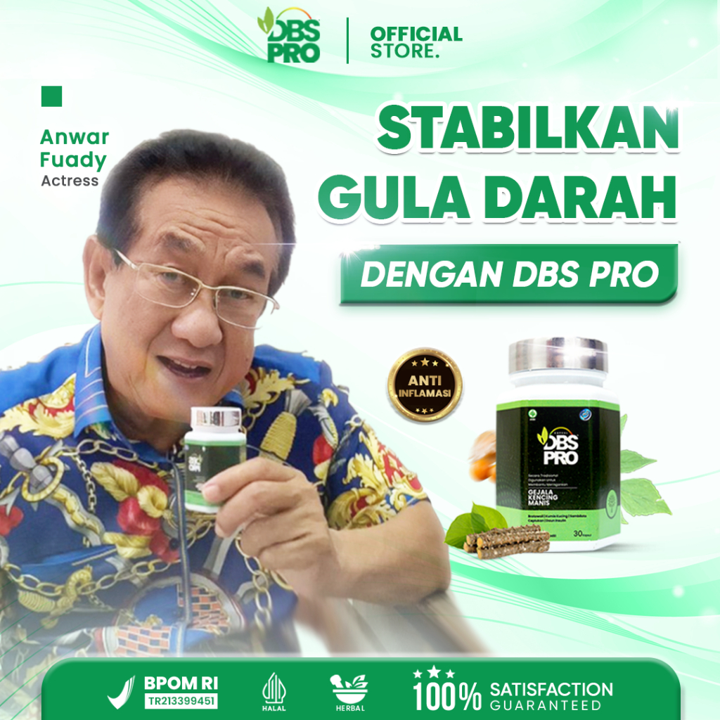 Jual Dbs Pro & Teh Insulin / Obat Gula Darah/ Kapsul Penstabil Diabetes ...