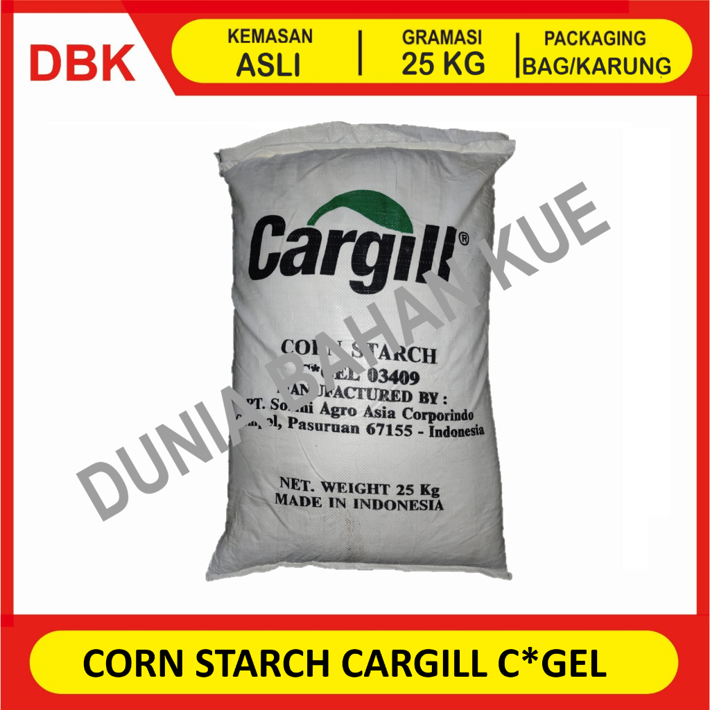 Jual CORN STARCH CARGILL C*GEL - 1 BAG 25 KG / TEPUNG MAIZENA CARGILL ...