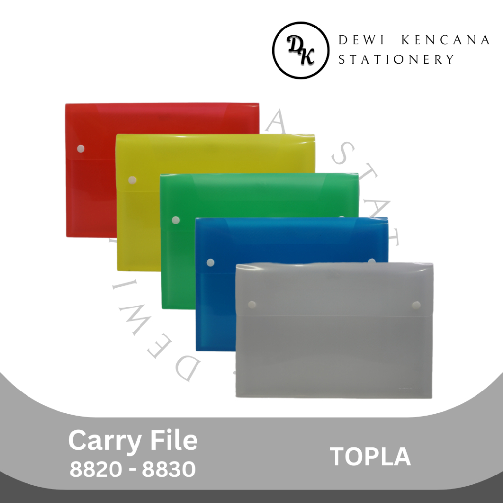 Jual Carry File Topla Folio / Map dokumen / Map Berkas Transparan ...