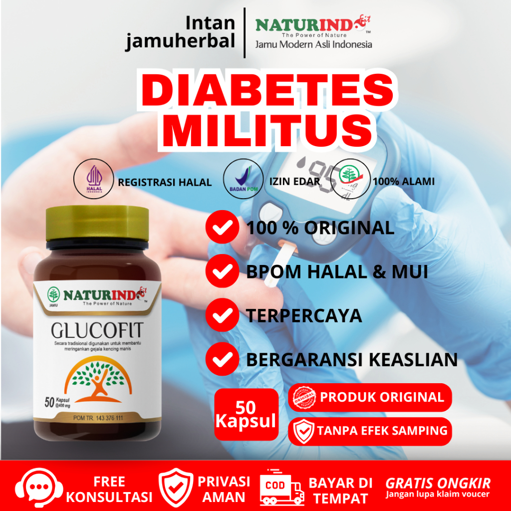 Jual Obat Diabetes Gula Darah Luka Kering Basah Obat Herbal Penurun ...