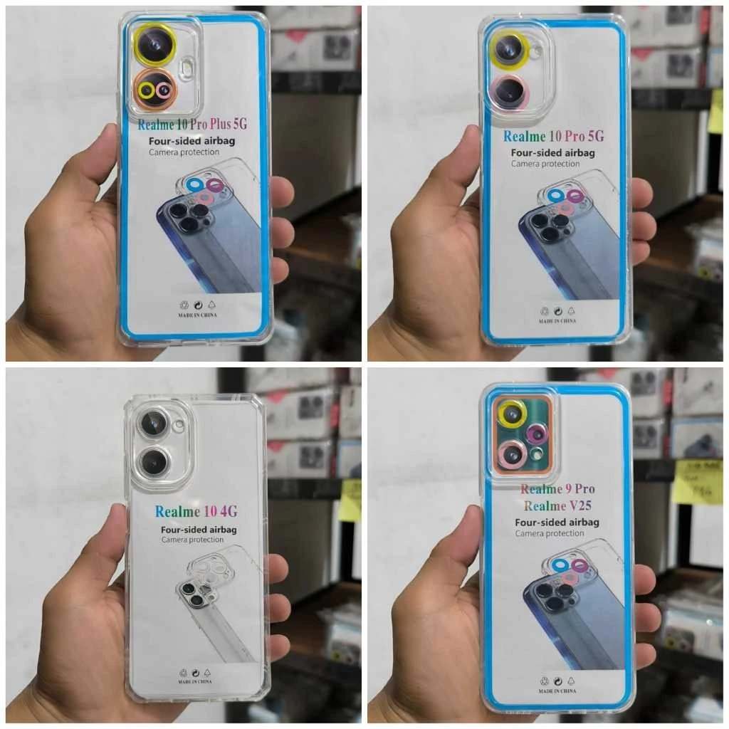 Jual REALME 9 PRO / 10 4G / 10 PRO 5G / 10 PRO PLUS 5G CLEAR CASE AIRBAG TRANSPARAN SOFT CASE ...