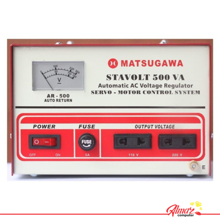 Jual Stavolt Motor MATSUGAWA 500VA AR-500 Servo Stabilizer Stavol ...