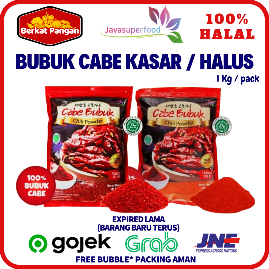 Jual Gochugaru - Bubuk Cabe Kasar / Cabe Halus Chili Powder Korea 1 KG ...