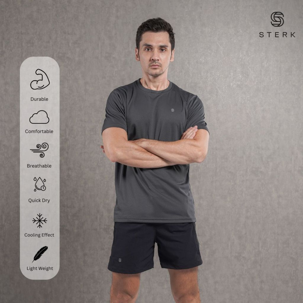 Jual [STERK] ACTIVE TEE - DRY FIT BASIC TOP KAOS ADEM NYAMAN PRIA SENAM ...