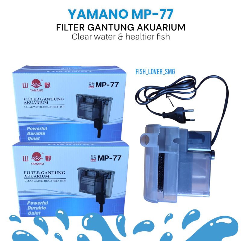 Jual FILTER GANTUNG AKUARIUM YAMANO MP-77/ HANGING FILTER AQUARIUM MP ...