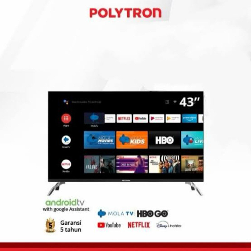 Jual LED POLYTRON 43IN ANDROID TV | Shopee Indonesia