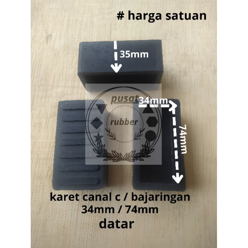 Jual KARET KAKI BAJARINGAN DATAR 34/74 ALAS KAKI MEJA KURSI RAK BESI ...