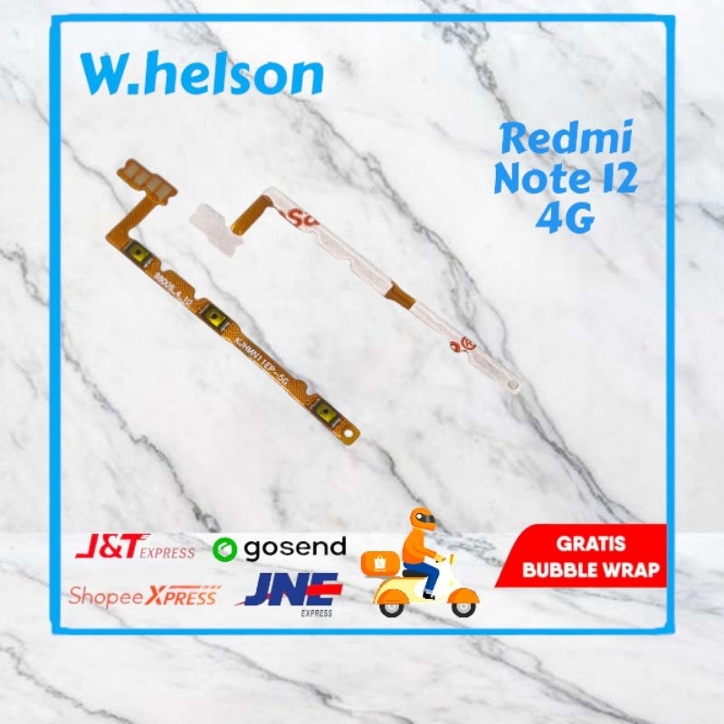 Jual Flexible Power Flexible On Of Volume Redmi Note 12 4G | Shopee ...