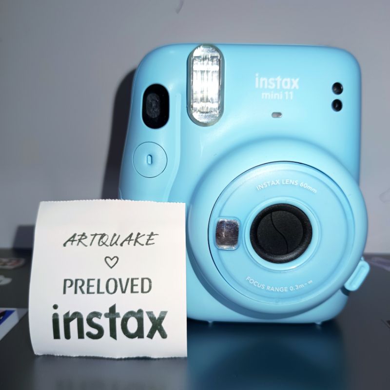 Jual [READY] InstaX mini 11 Fujifilm polaroid camera (sky blue ...