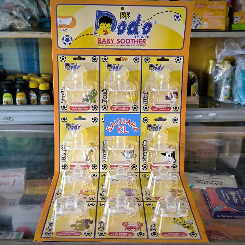Jual Kompeng DODO Silicone Soother SA2 1 lusin (12 pcs) | Shopee Indonesia