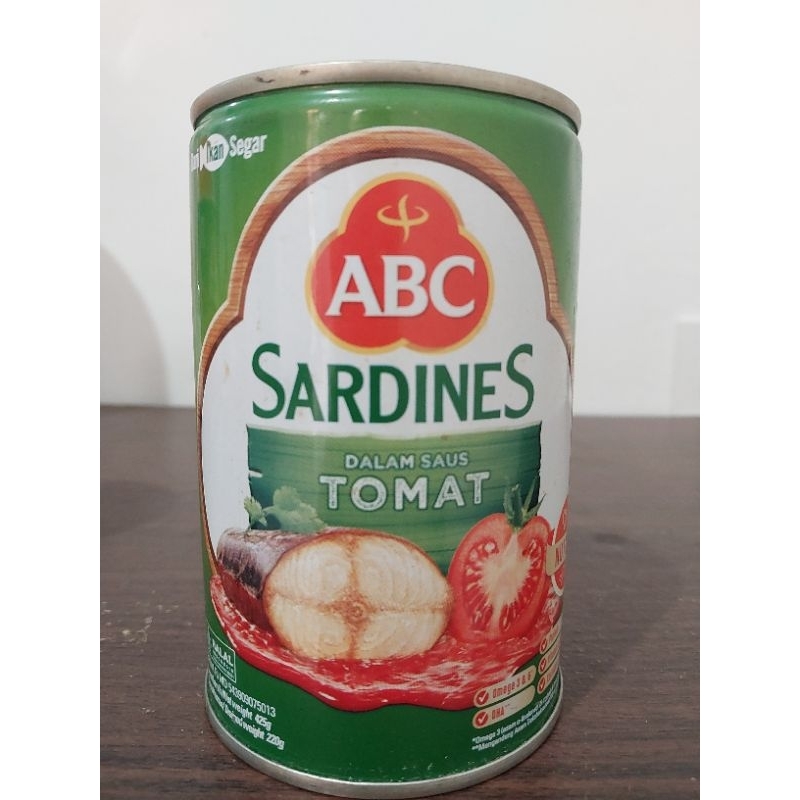 Jual Sarden ABC Saus Tomat 425gr / Sardines ABC Besar | Shopee Indonesia