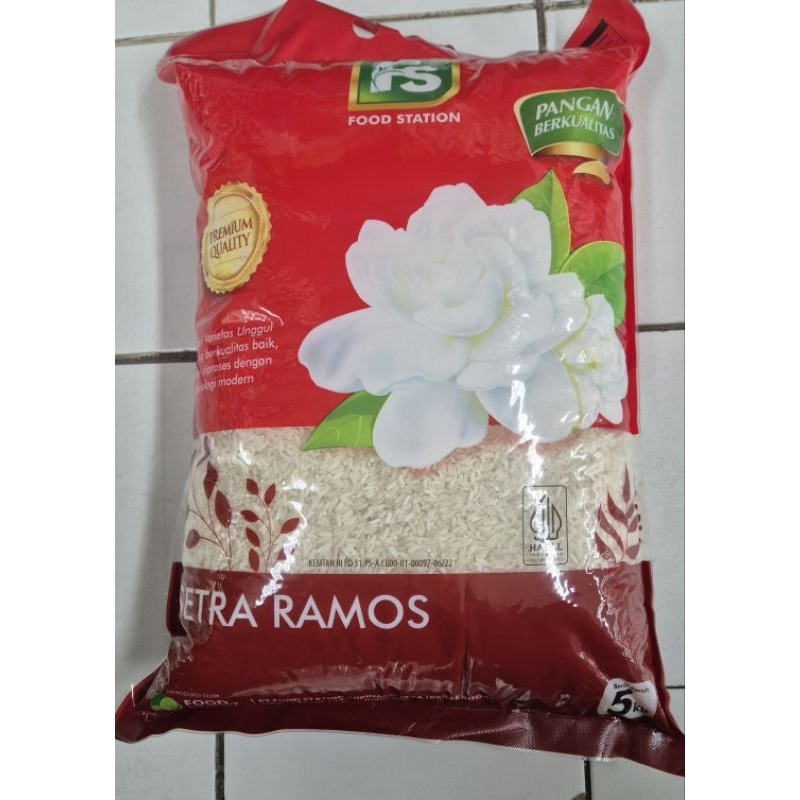 Jual Beras premium FS Food Station Setra Ramos 5kg - HM | Shopee Indonesia