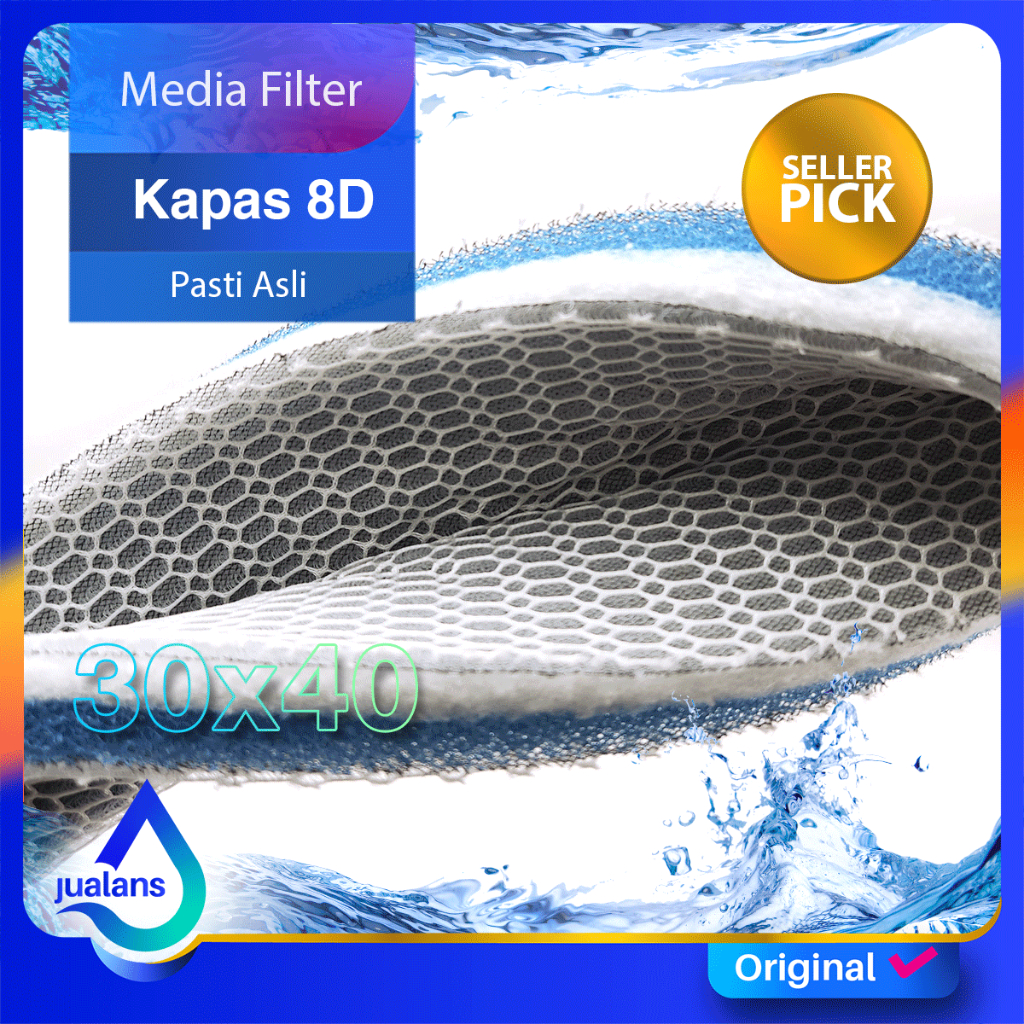 Jual Busa Filter 8D Nano HoneyComb AMARA 8 Lapis Kapas Media Filter ...