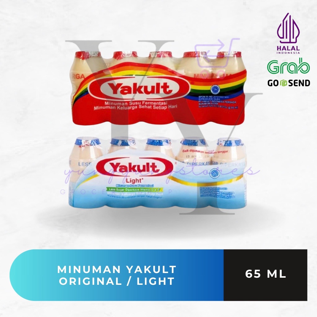Jual Yakult Minuman Susu Fermentasi Probiotik Original / Light Less ...