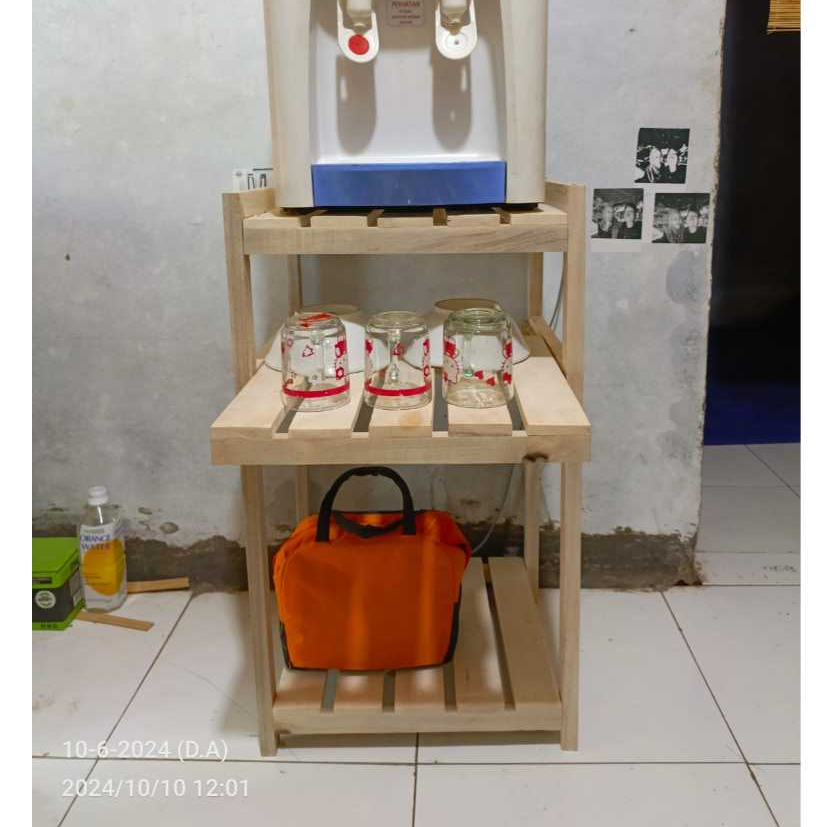 Jual MEJA DISPENSER 3 SUSUN GALON AIR 3 SUSUN RAK MAGIC COM MULTIFUNGSI ...