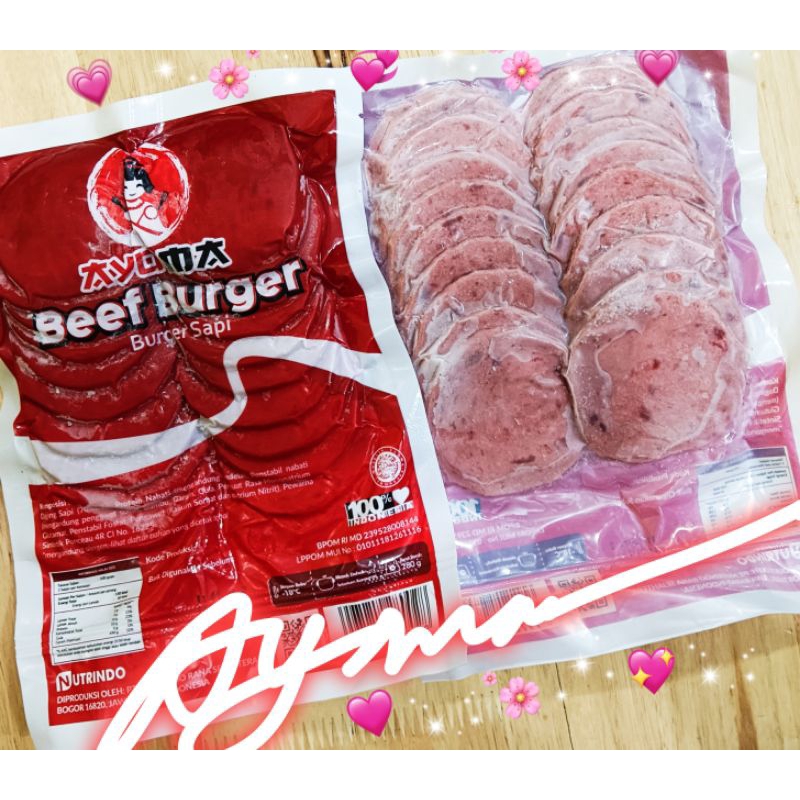 Jual AYOMA BURGER SAPI JUMBO 10PC 250gr DAN MINI 20PC 280gr/ BEEF ...